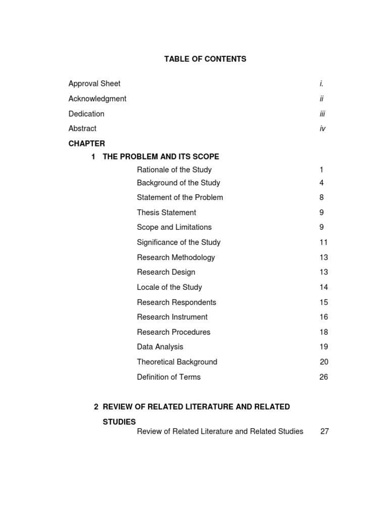 2 Table of Contents | PDF | Employment | Survey Methodology