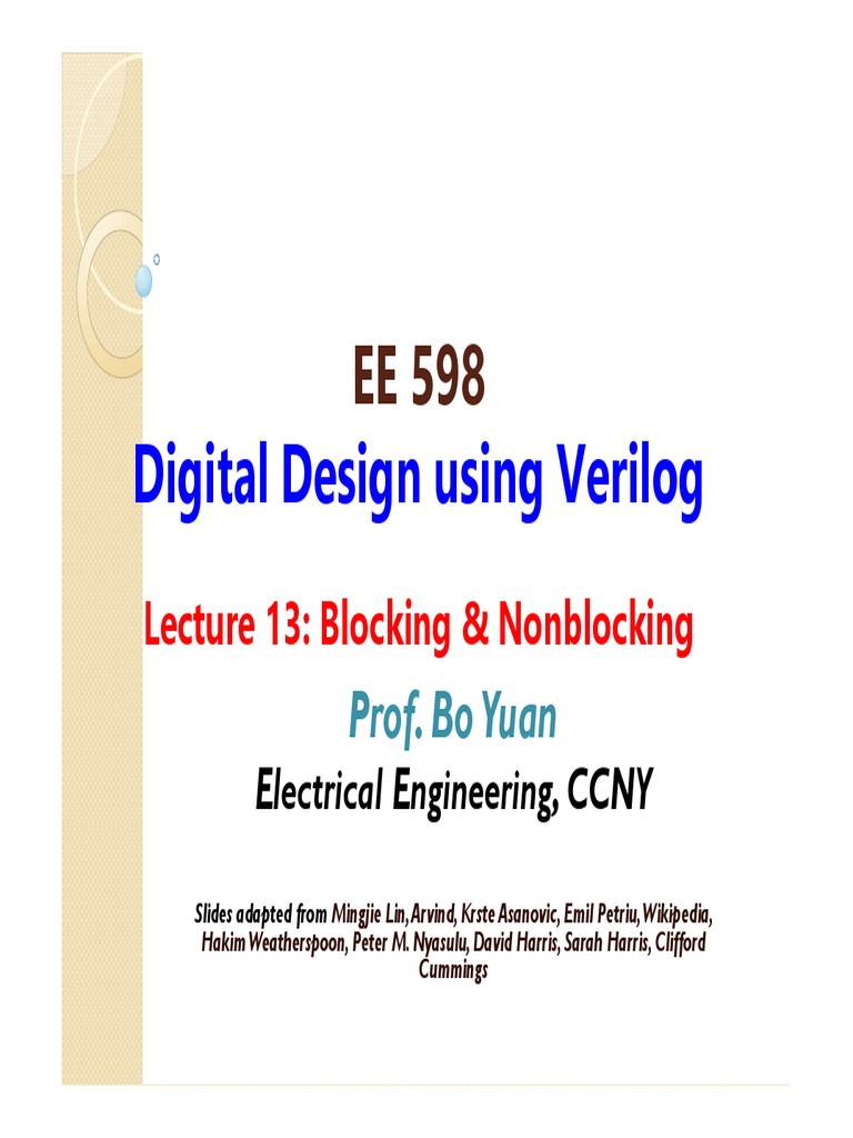 Lec13 Nonblocking PDF | PDF | Notation | Areas Of Computer Science