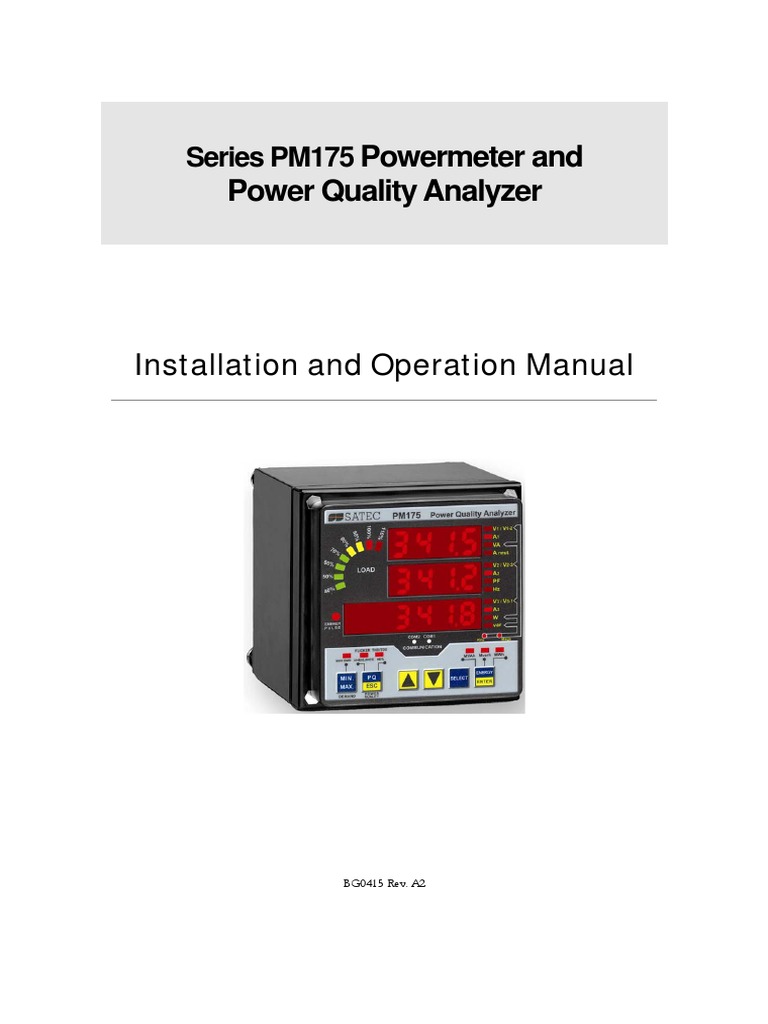 Pm175 Manual Pdf Power Supply Electrical Wiring