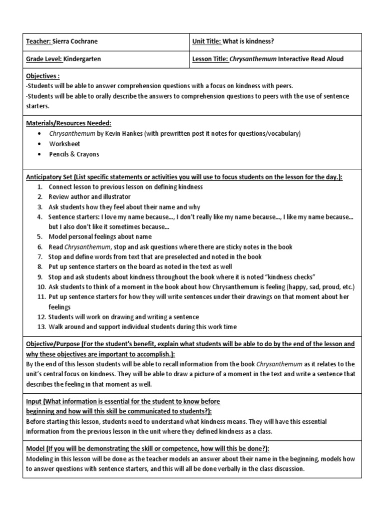 Literacy Lesson 1 Simple | PDF | Reading Comprehension | Pedagogy