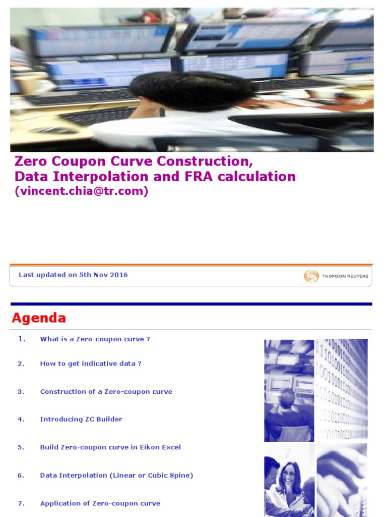 Zero Coupon Curve Construction, Data Interpolation and FRA Calculation ...