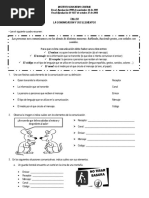 Prueba Elementos de La Comunicacion | PDF