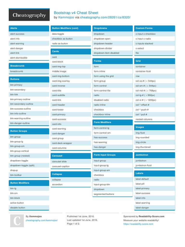 Kemmojoo Bootstrap-V4 PDF | PDF | Computing | Software