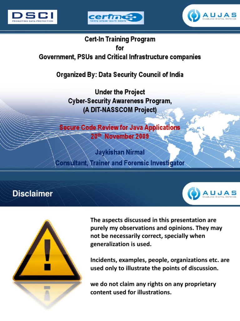 Secure Code Review Java Pdf Vulnerability Computing Computer 9702