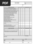 Checklist de Inspección de Andamios | PDF | Andamio