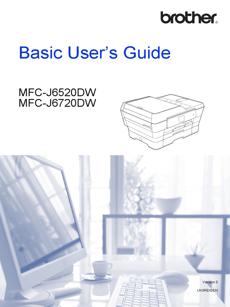 Brother MFC J6520 | PDF | Image Scanner | Fax