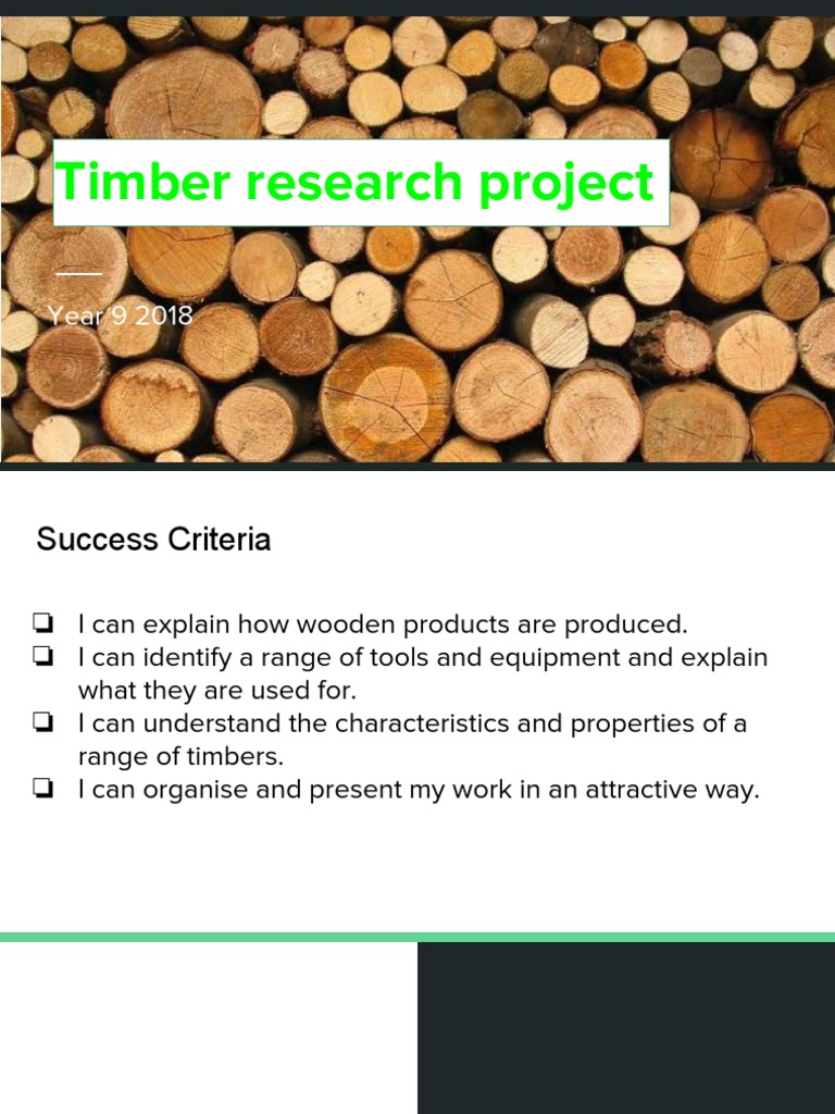 Timber Research Project | Download Free PDF | Hardwood | Trees