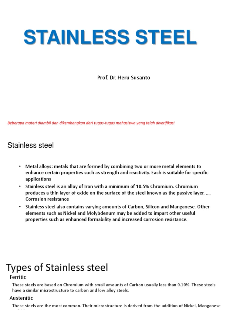 Hs Stainless Steel | PDF | Stainless Steel | Steel