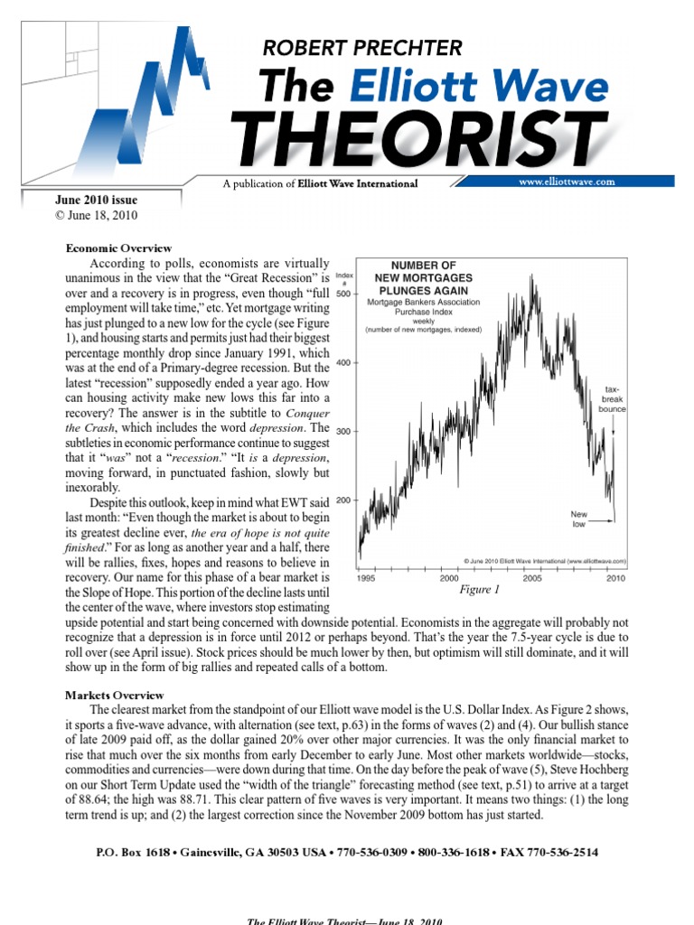 Elliot Wave Theorist June 10 | PDF | Deflation | Quantitative Easing