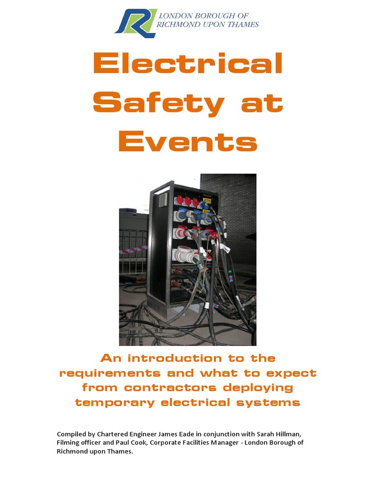 Bs7909 Guidance Document | Electrician | Safety
