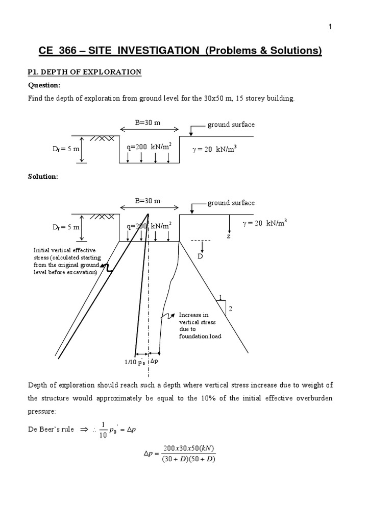 Site Investigation | PDF | Silt | Soil Mechanics