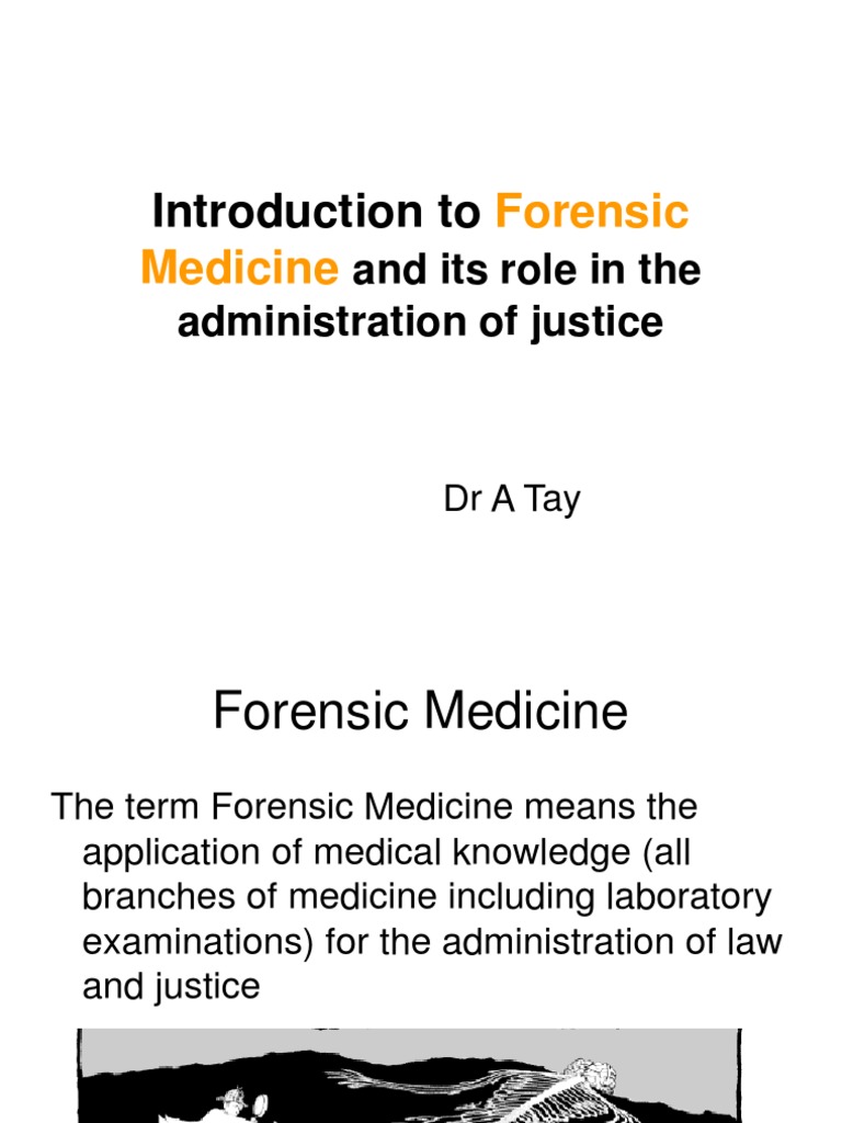 Introduction To Forensic Medicine09 | PDF | Forensic Science | Autopsy