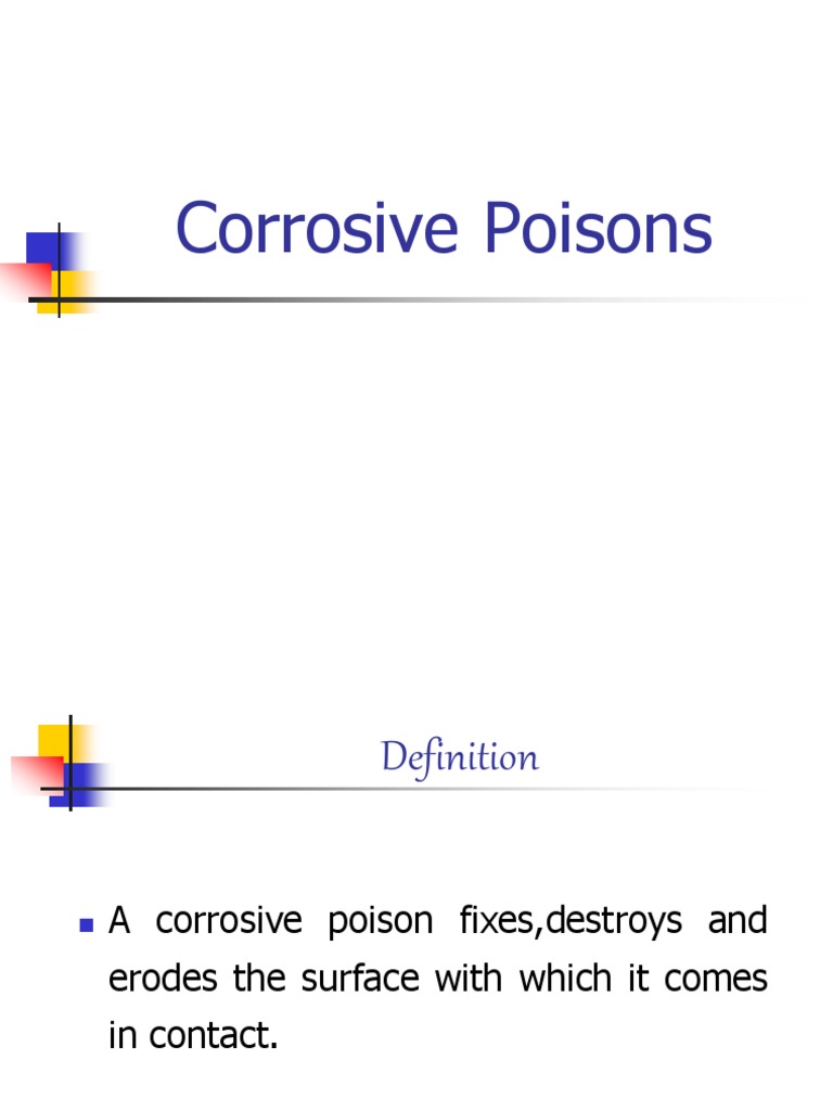 Corrosive Poisons I | PDF | Acid | Sulfuric Acid