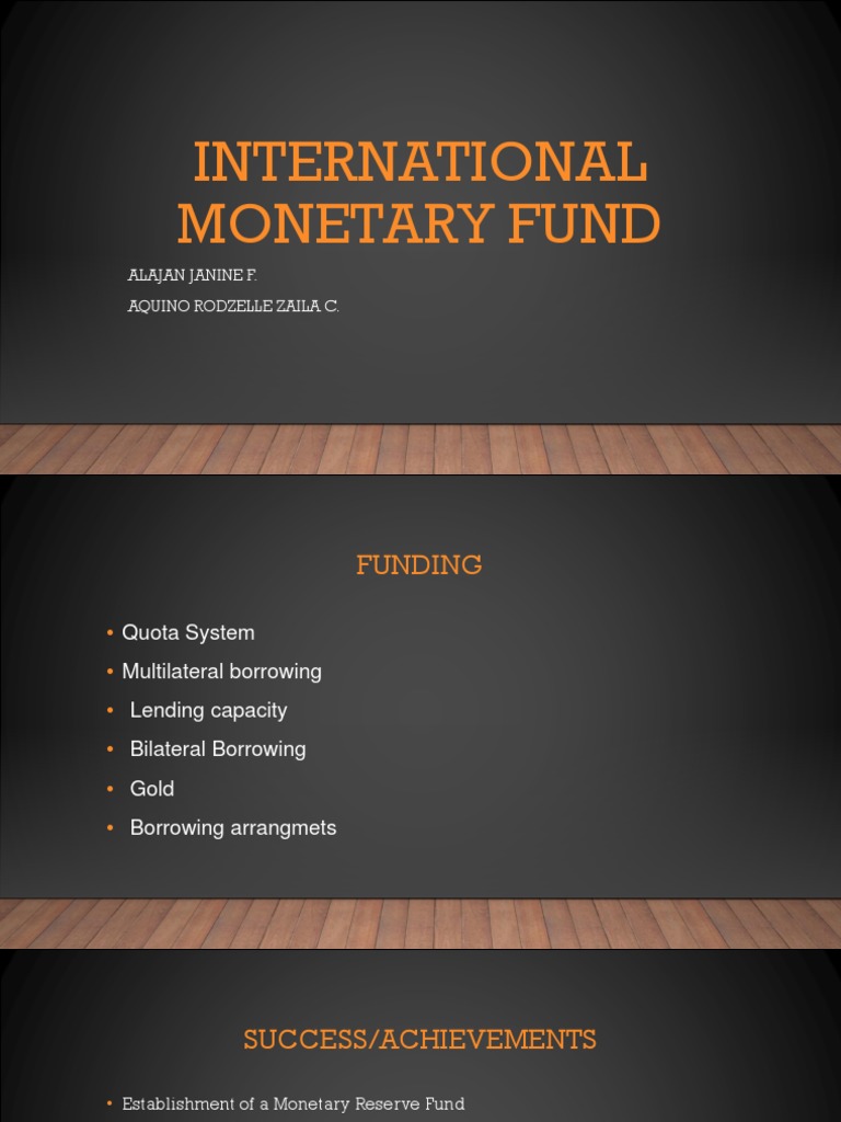International Monetary Fund | PDF