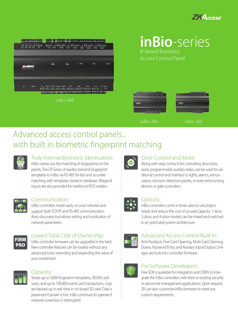inBio | Access Control | Computer Networking