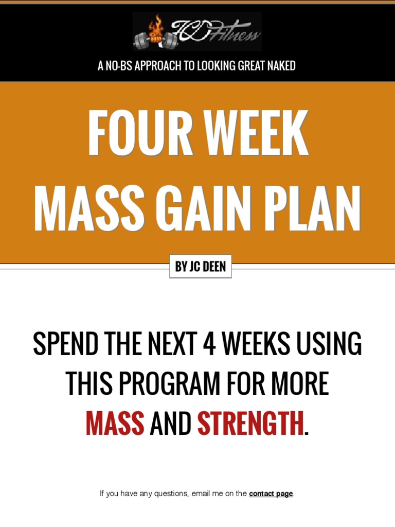 JCDF Bulk Program | PDF | Physical Exercise | Recreation