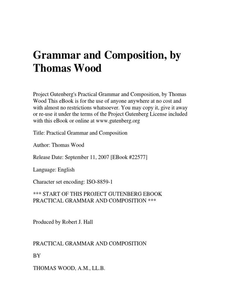 Practical Grammar and Composition | PDF | Grammatical Gender | Verb