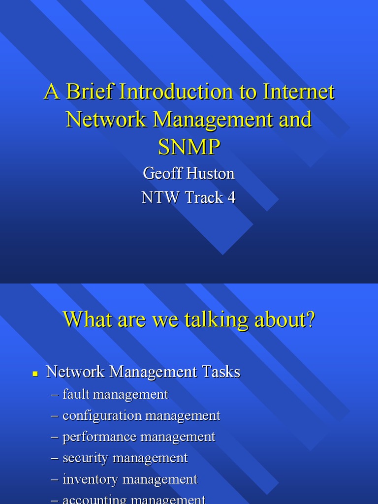 SNMP | PDF | Information Technology Management | Computer Data