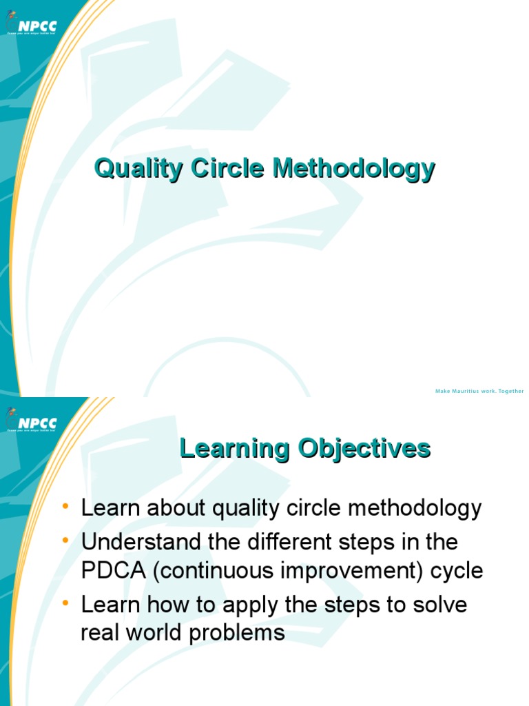 Quality Circle Methodology | PDF | Cognition
