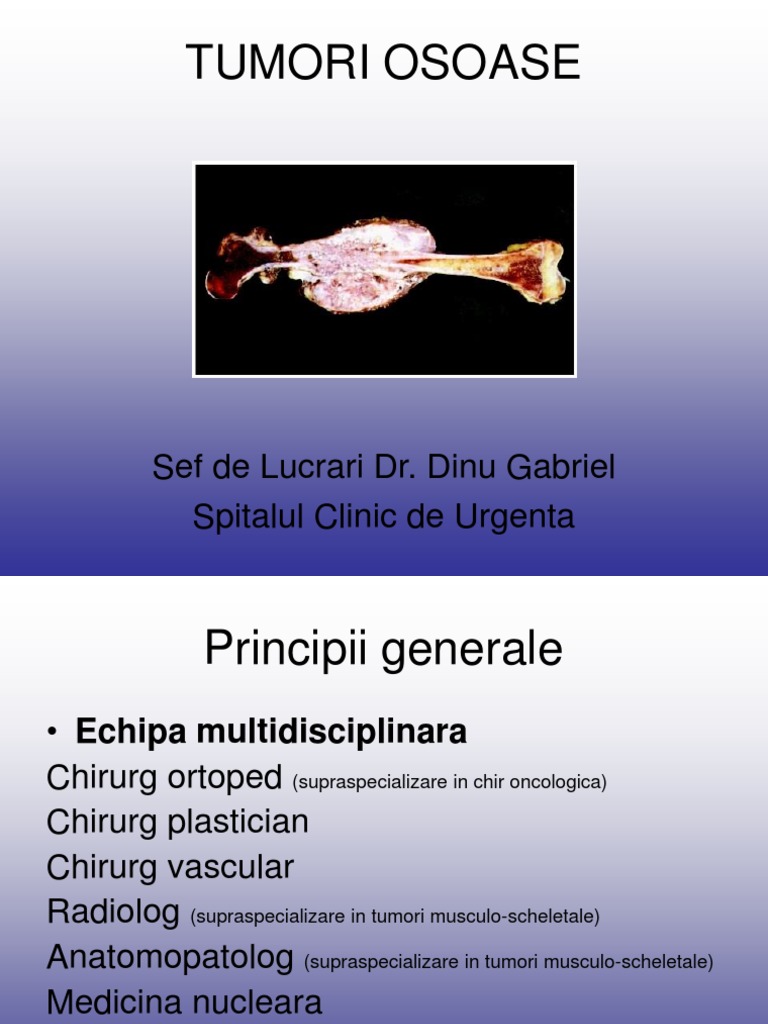 Curs1 Tumori Osoase | PDF