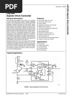 LM5020 100V Current Mode PWM Controller: General Description Features | PDF | Amplifier | Capacitor