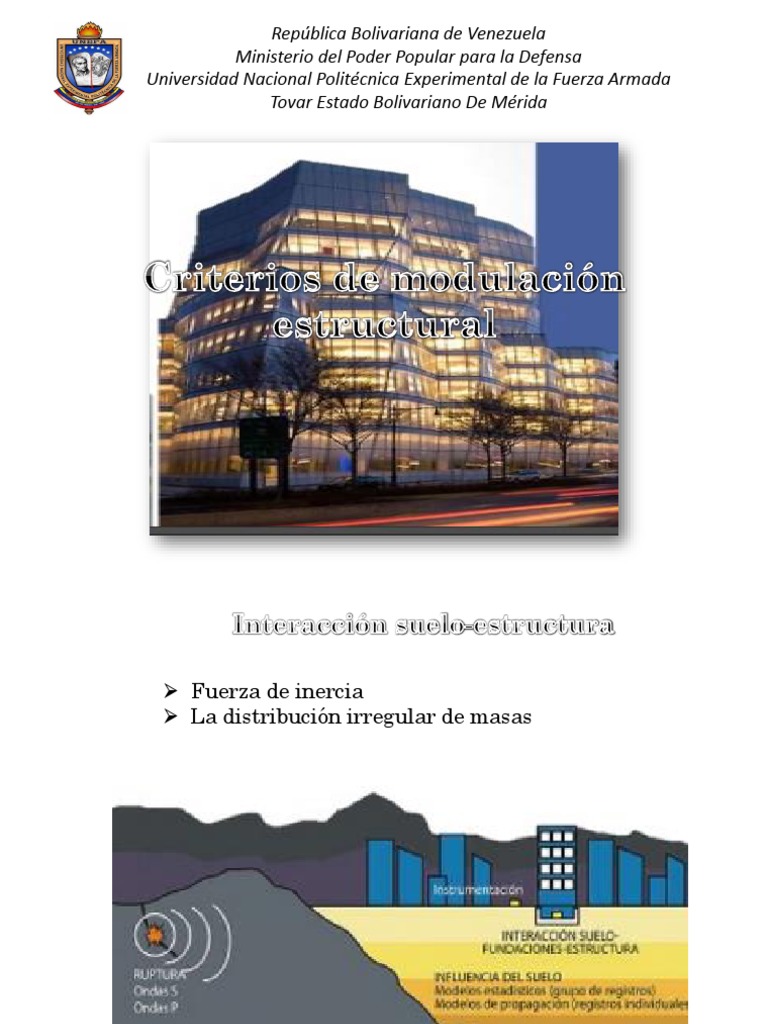 Criterios de Modulacion Estructural | PDF