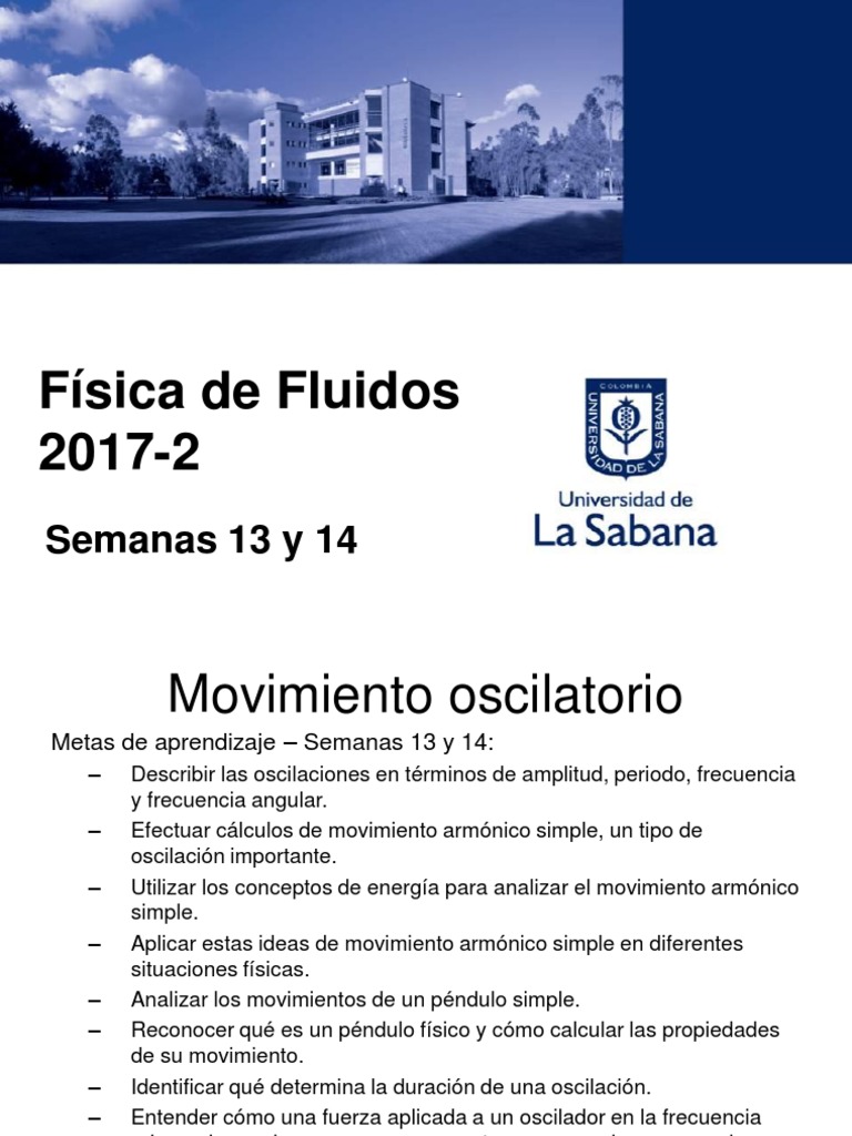 Movimiento Periódico - Osciladores Armónicos | Descargar gratis PDF ...