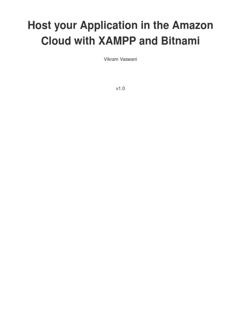 Deploying a PHP/MySQL Application to the Amazon Cloud Using XAMPP and ... Deploying a PHP/MySQL Application to the Amazon Cloud Using XAMPP and ...
