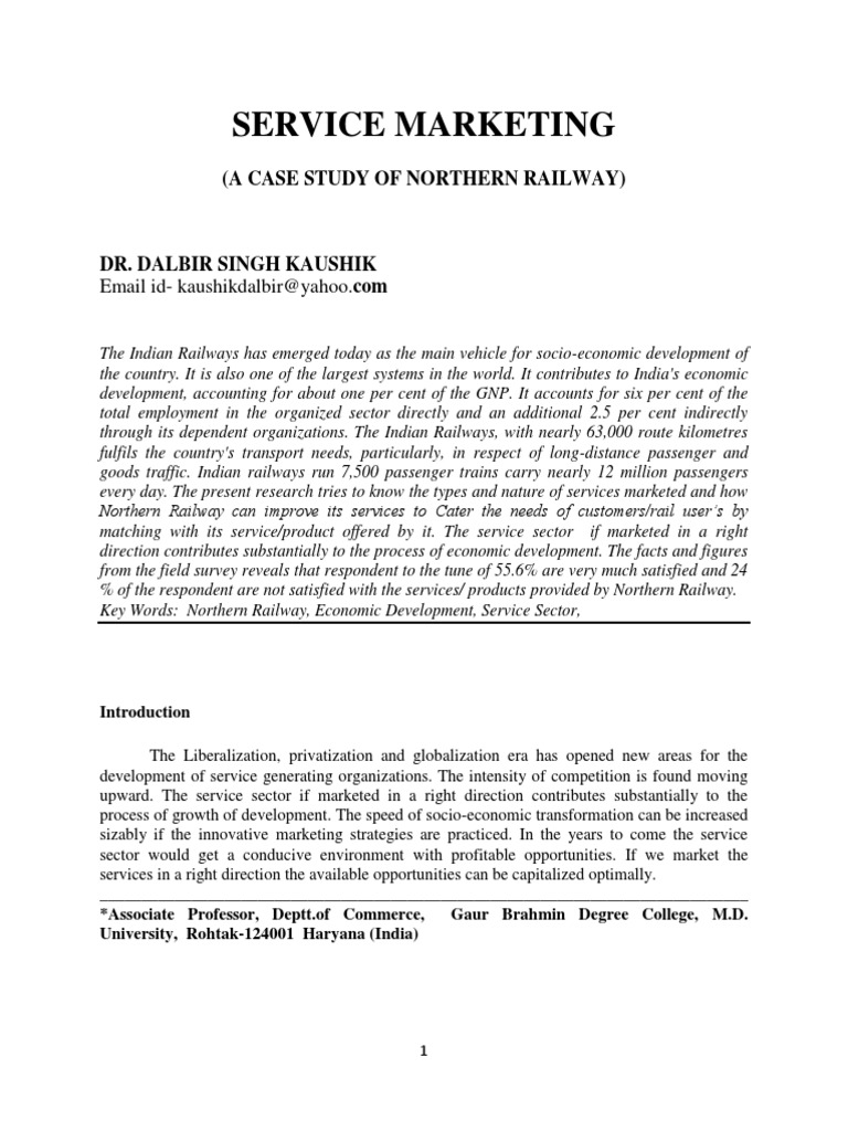 Service Marketing | PDF | Strategic Management | Marketing