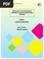 RPPH TK Kelompok B Tema Lingkunganku Sub Tema Rumahku Minggu Ke 5 | PDF ...