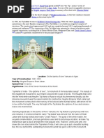 SECRETS OF THE TAJ MAHAL - Questions | PDF