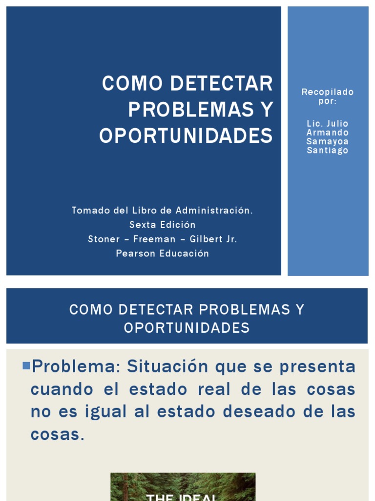 Como Detectar Problemas y Oportunidades | Presupuesto | Toma de decisiones