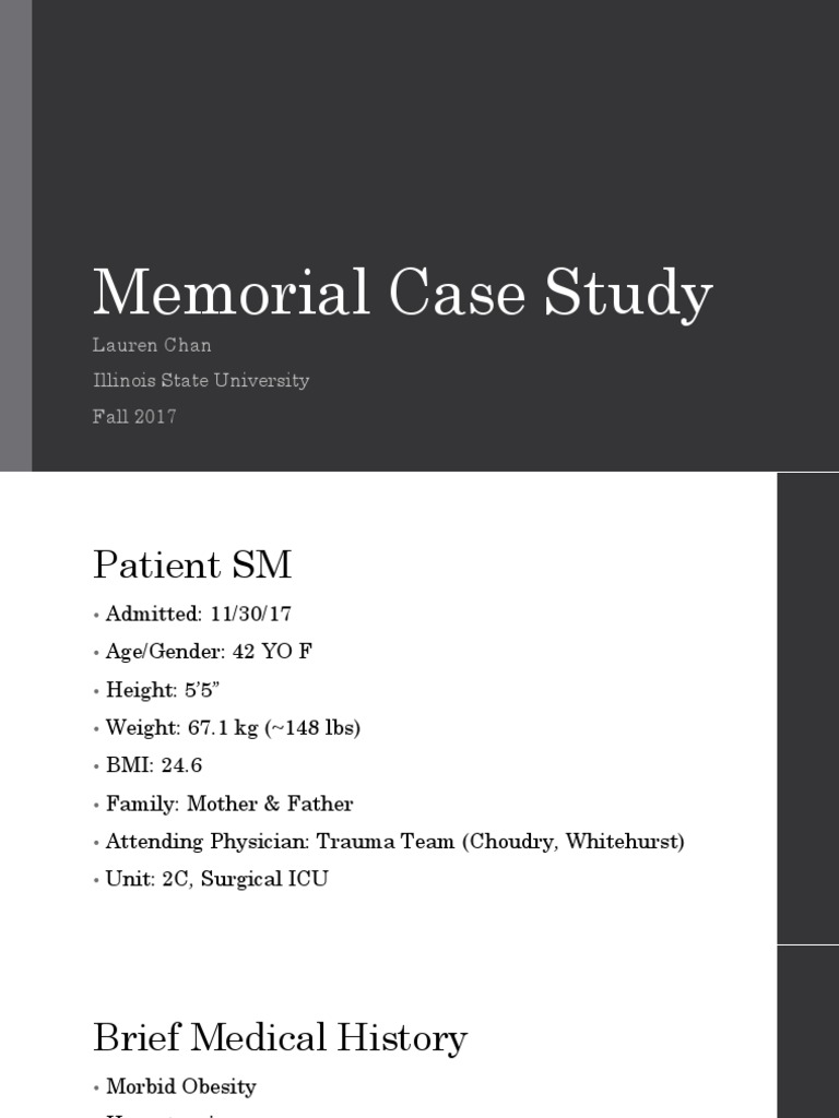 Memorial Case Post | PDF | Medical Specialties | Clinical Medicine