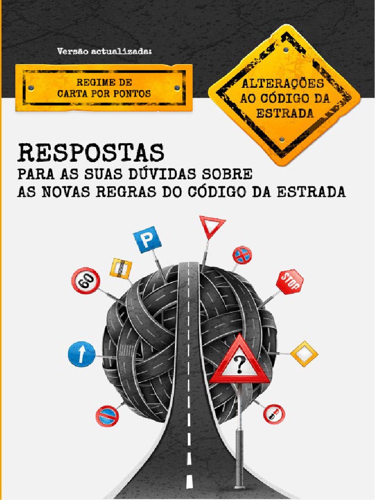 Manual Codigo Da Estrada 2016 | PDF | Tráfego | Carteira de Motorista