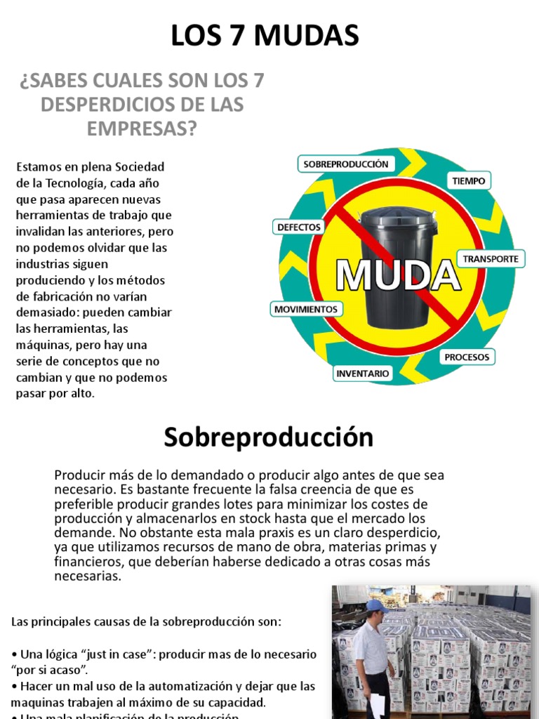 Los 7 Mudas | PDF | Transporte | Inventario