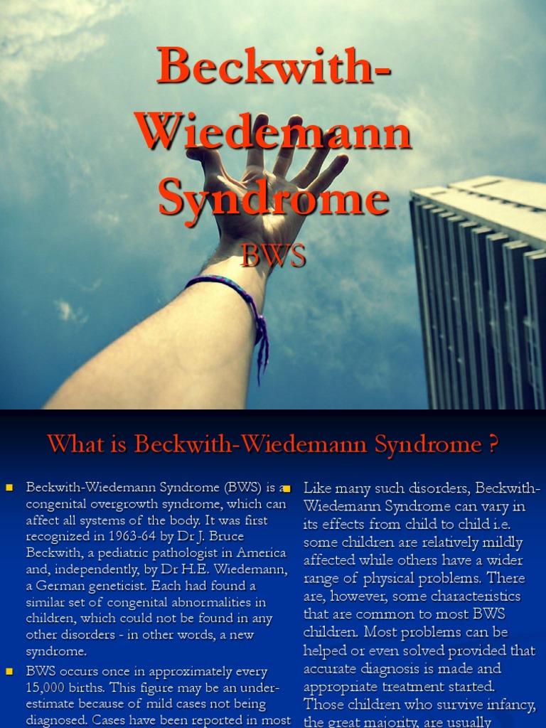 Understanding Beckwith-Wiedemann Syndrome | PDF | Constipation | Genetics
