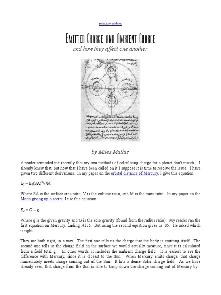 Emitted Charge and Ambient Charge and How They Affect One Another | PDF ...