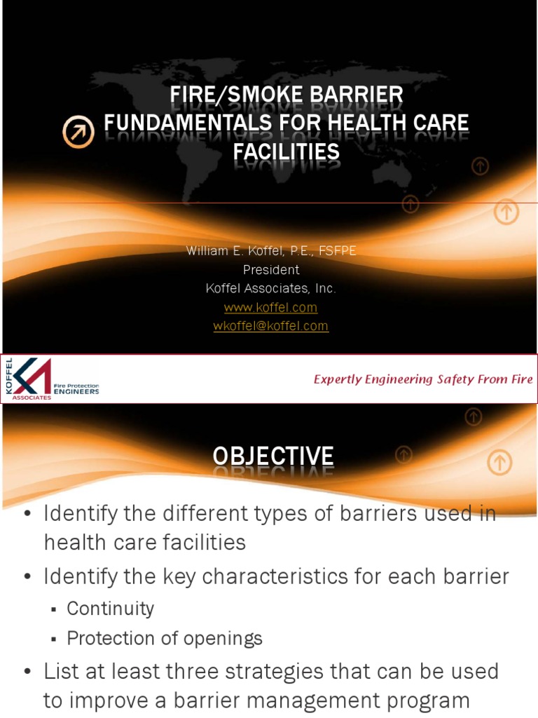 Fire Safety for Healthcare Facilities | PDF | Wall | Fires