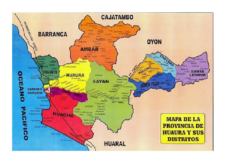 Mapa Region Lima | PDF