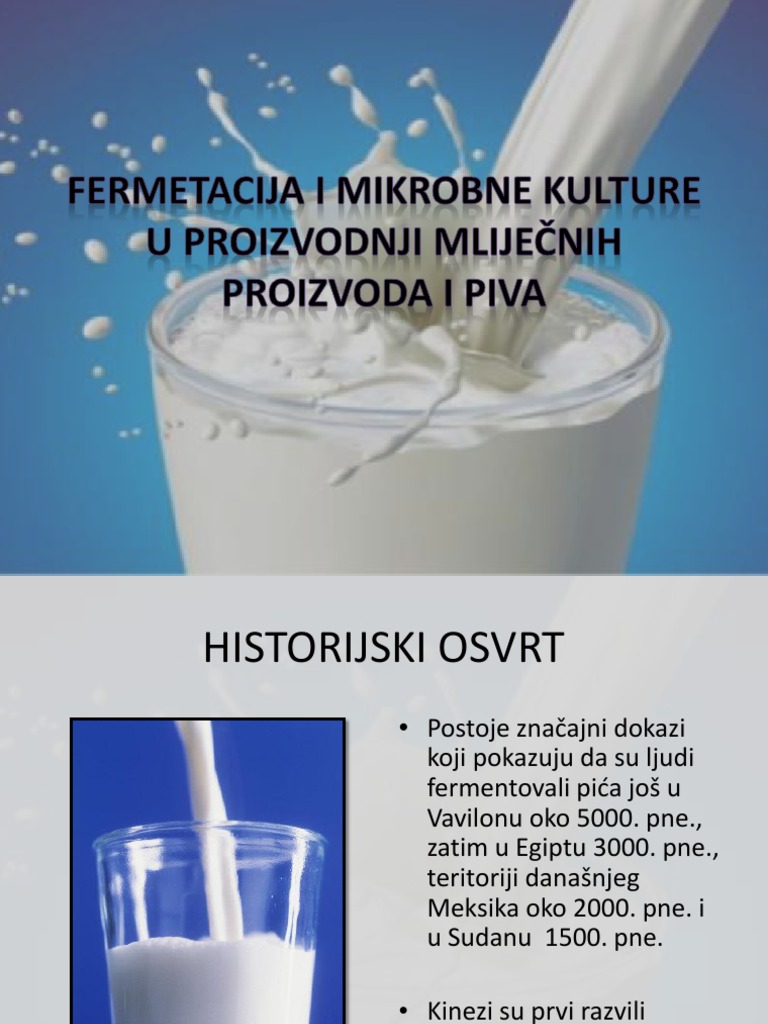 Fermentacija i Mikrobne Kulture
