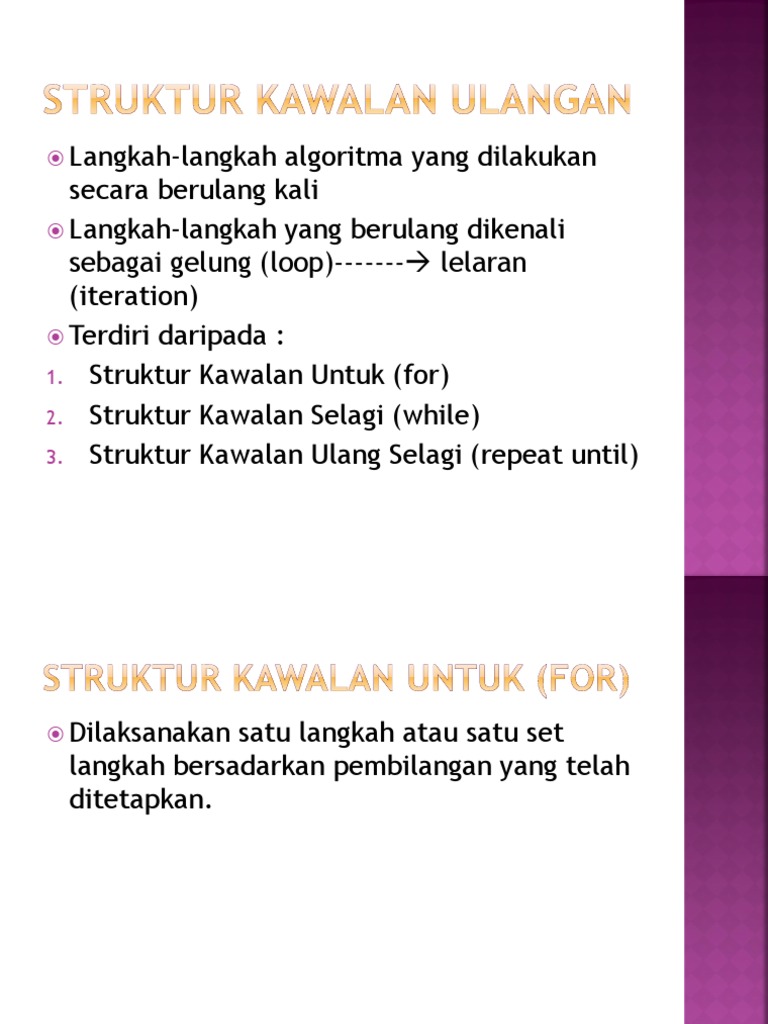 Struktur Kawalan Ulangan | PDF