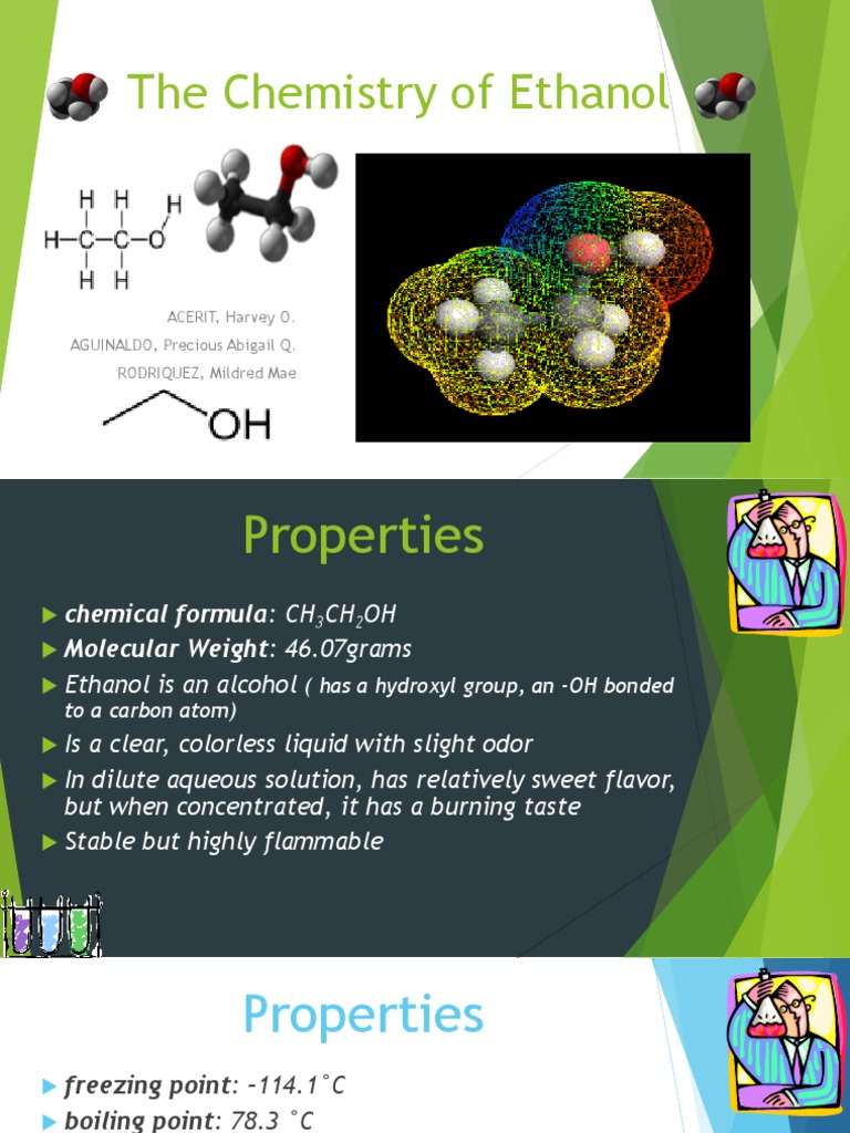 The Chemistry of Ethanol | PDF | Ethanol | Properties Of Water