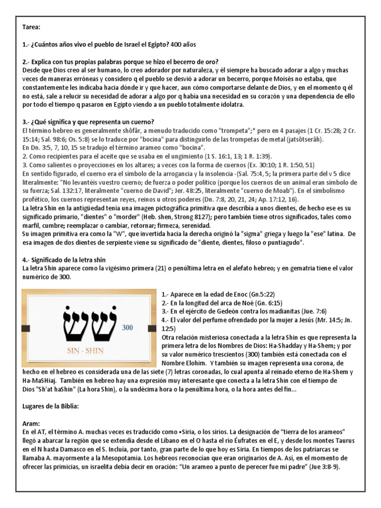 Sin y Shin | PDF | Biblia hebrea | Contenido bíblico