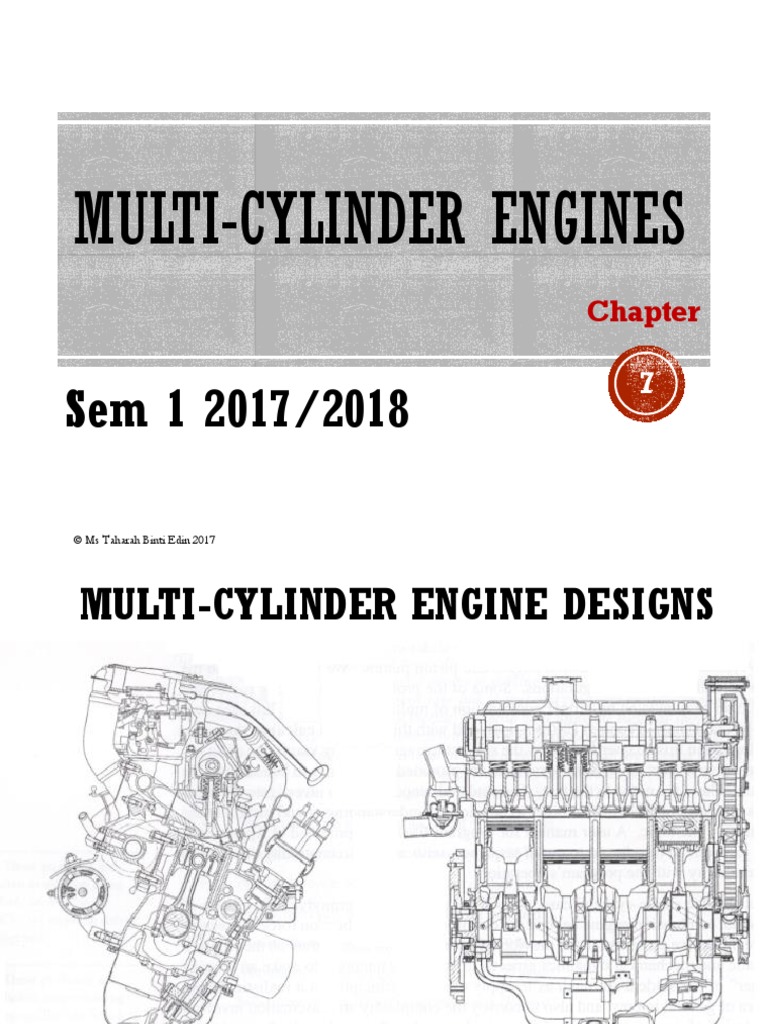 Chapter 7 Multi-Cylinder Engine | PDF | Cylinder (Engine) | Engines