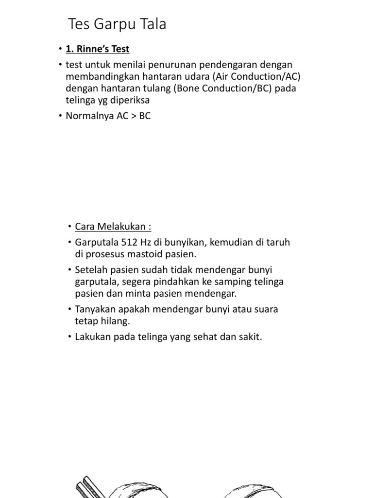 Tes Garpu Tala Dan Suara Bisik | PDF