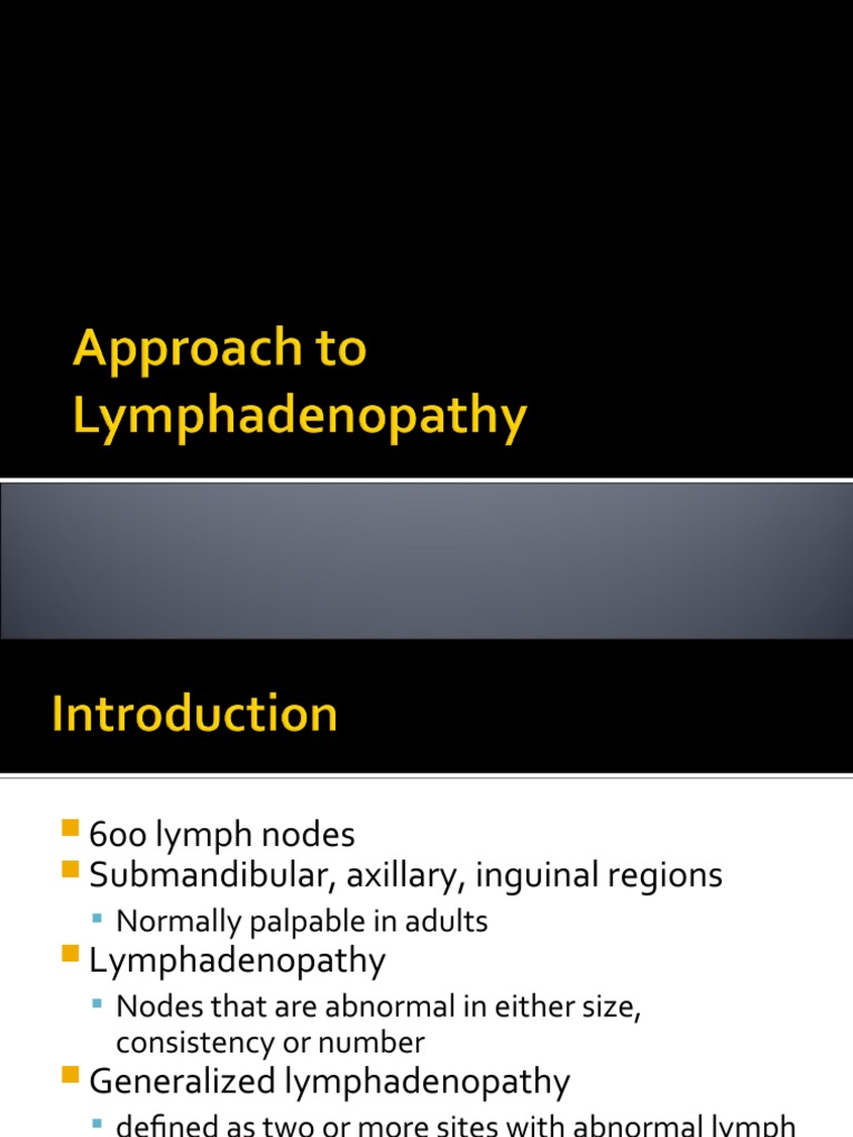Lymphadenopathy) | PDF | Clinical Medicine | Medical Specialties