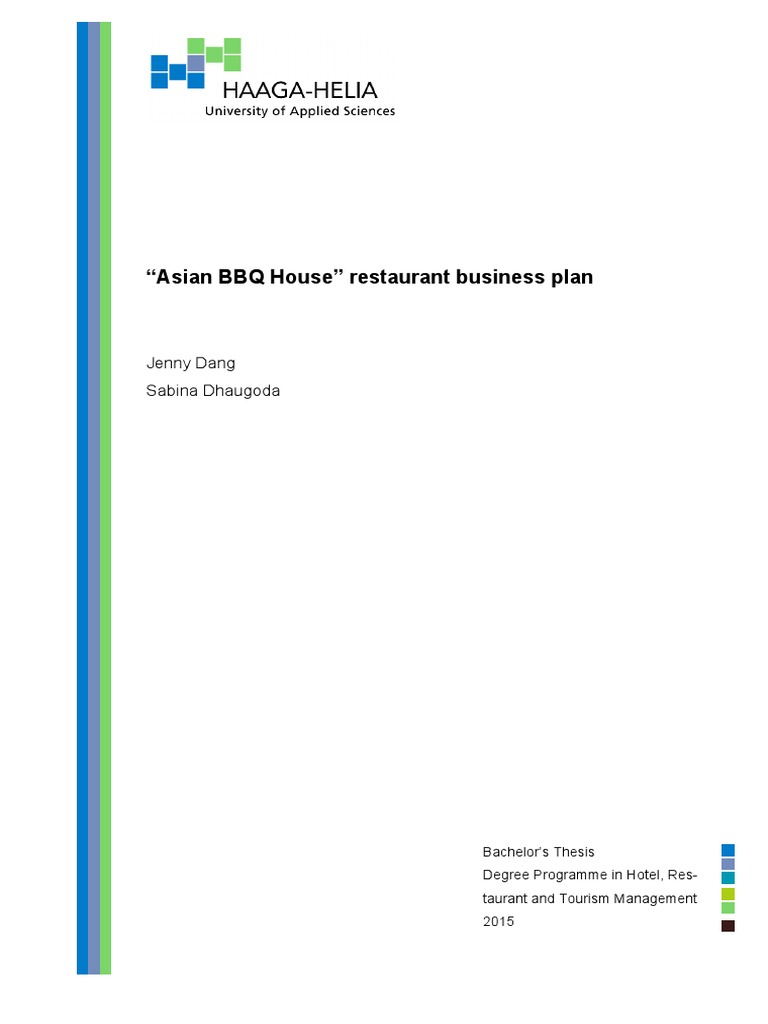 Asian BBQ House Business Plan | PDF | Thai Cuisine | Vietnamese Cuisine