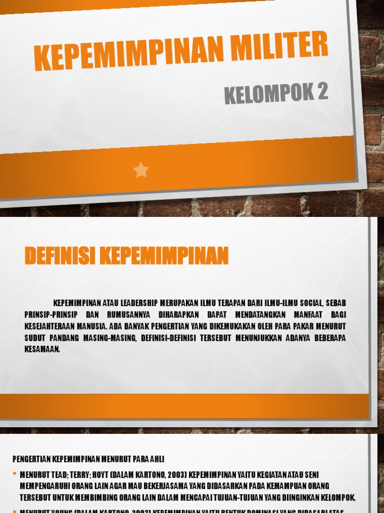 Kepemimpinan Militer | PDF