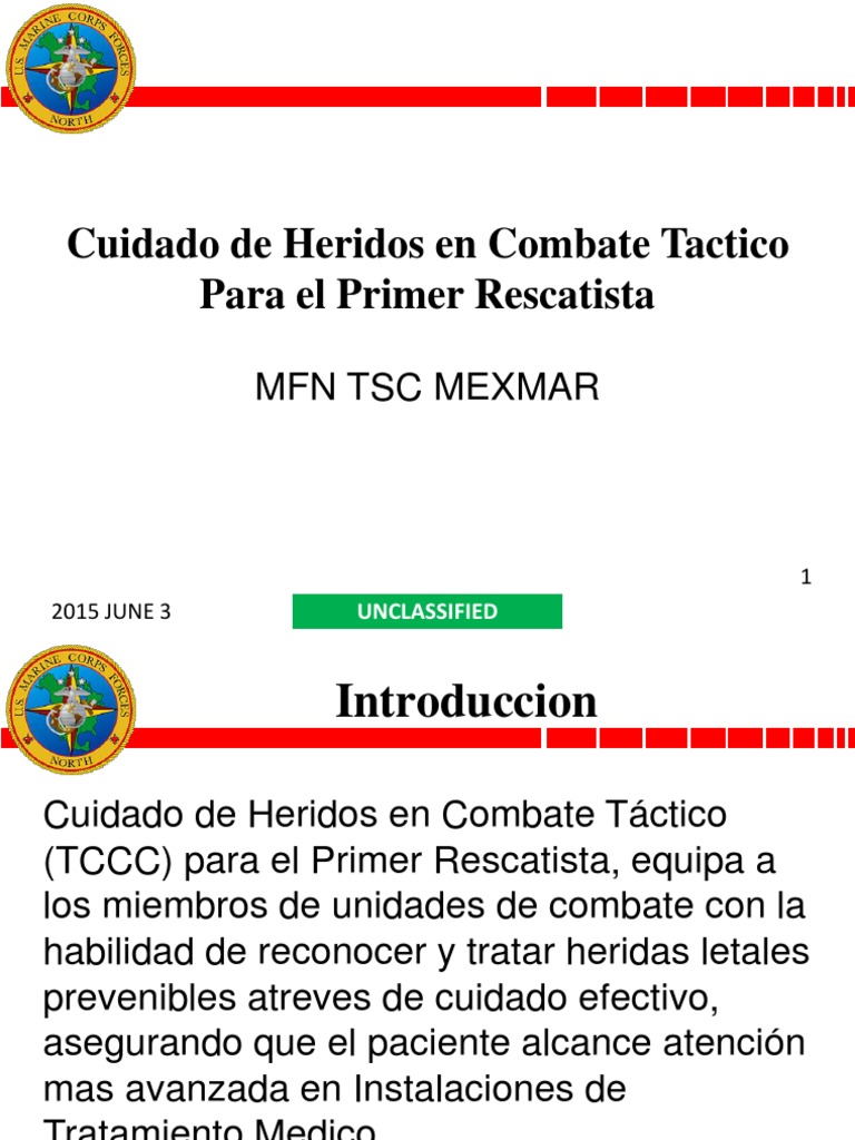 Cuidado Táctico de Heridos en Combate | PDF | Lesión | Medicina