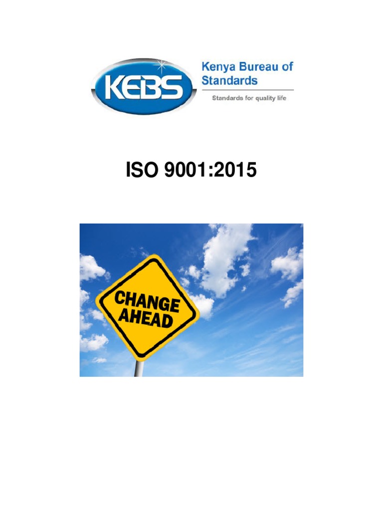 KEBS ... ISO 9001-2015 Transition Guide (Secure) | Iso 9000 | Quality ...